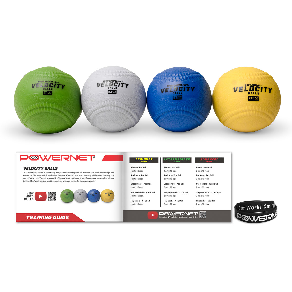 Velocity Balls 4-Pack | Pregame Warmup and Strength Training – PowerNet ...