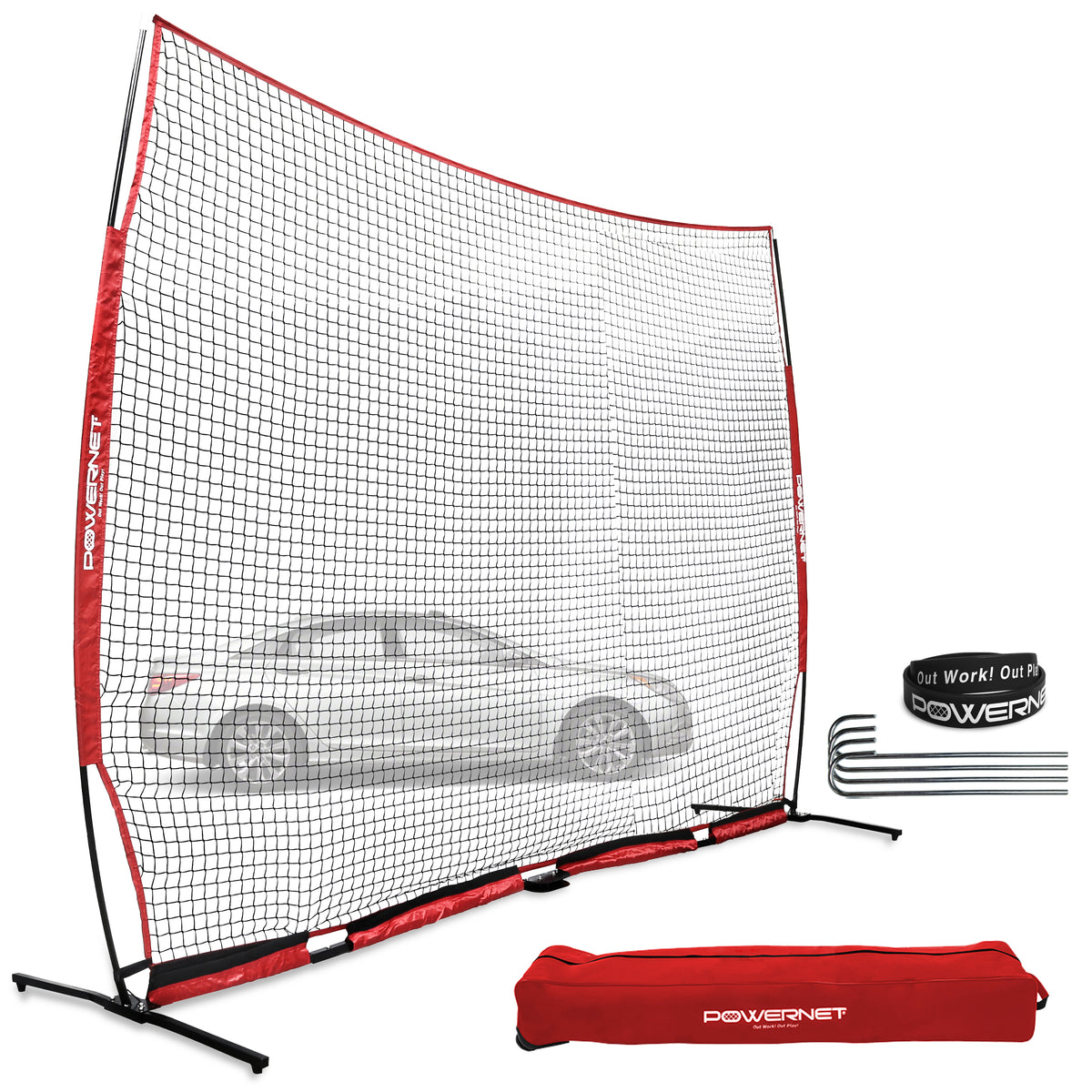 Portable Barrier Net for Protection 21.5x11.5 FT – PowerNet by TrainingNets