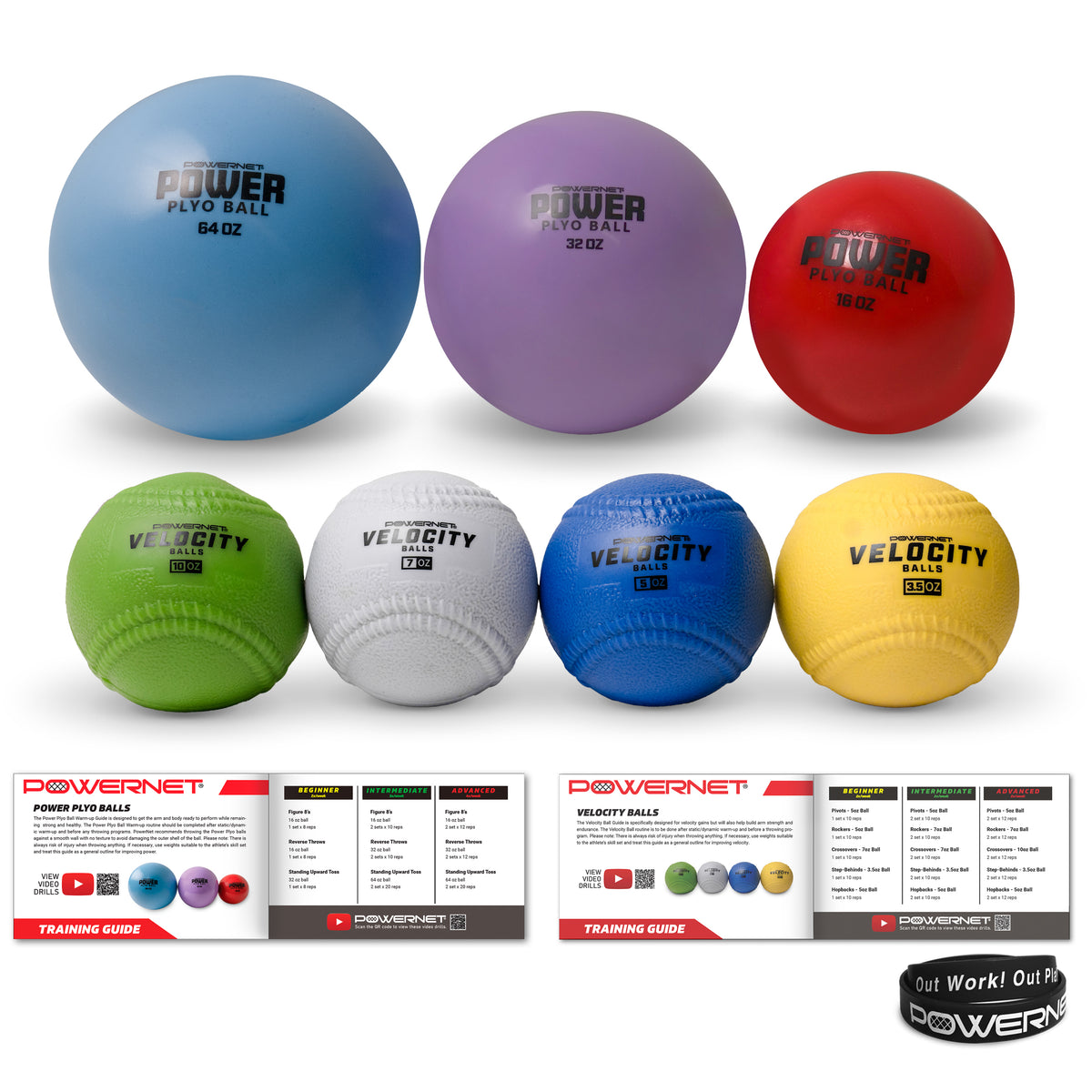 Power Plyometric Training Balls and Velocity Ball Combo | Improve Arm ...