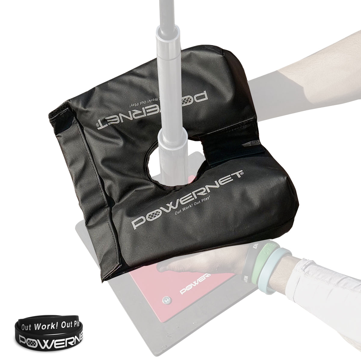 Sandbag Pro for Baseball Softball Hitting Tees – PowerNet by TrainingNets