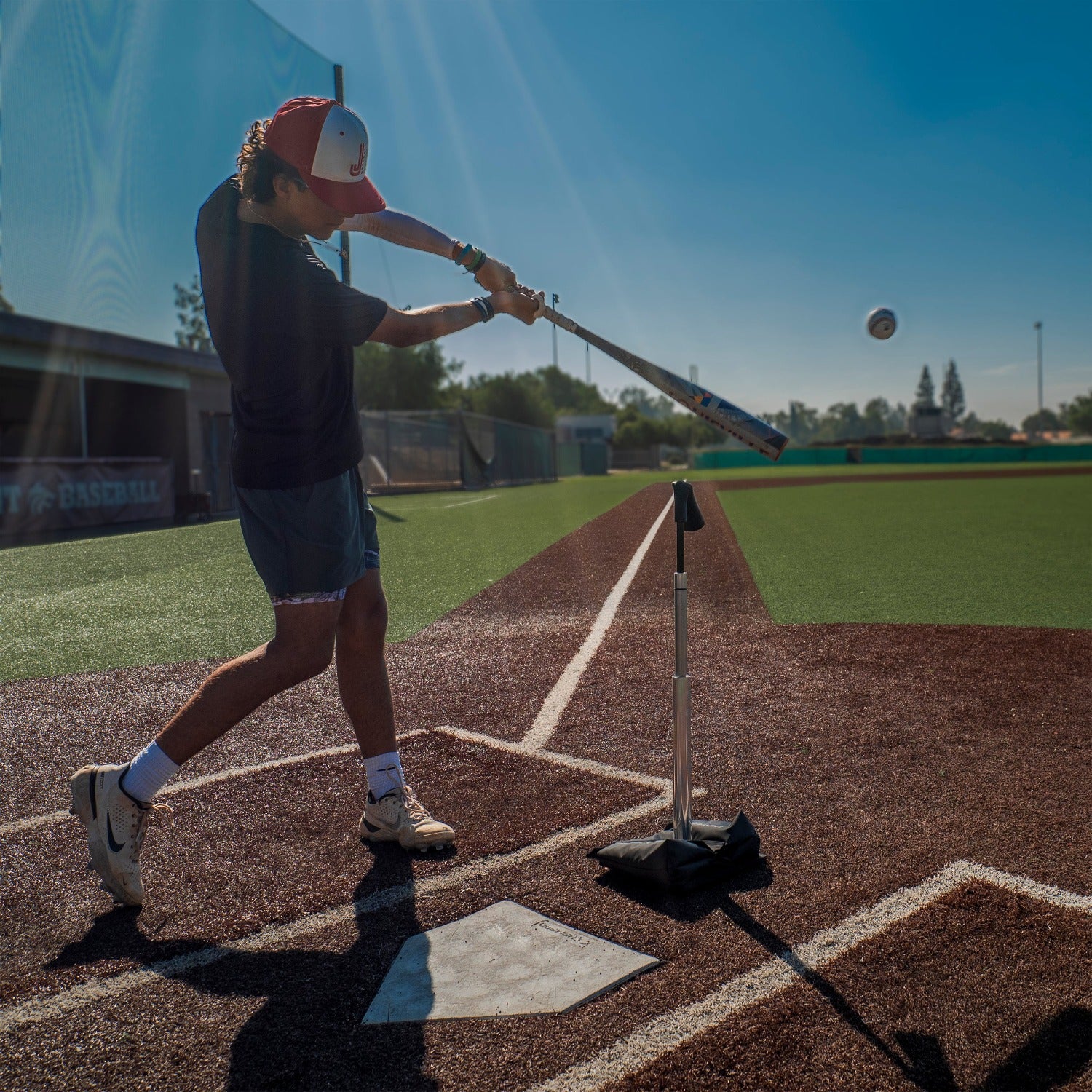 Pro Batting Tee | Heavy Duty 10 LB Base – TrainingNets by PowerNet