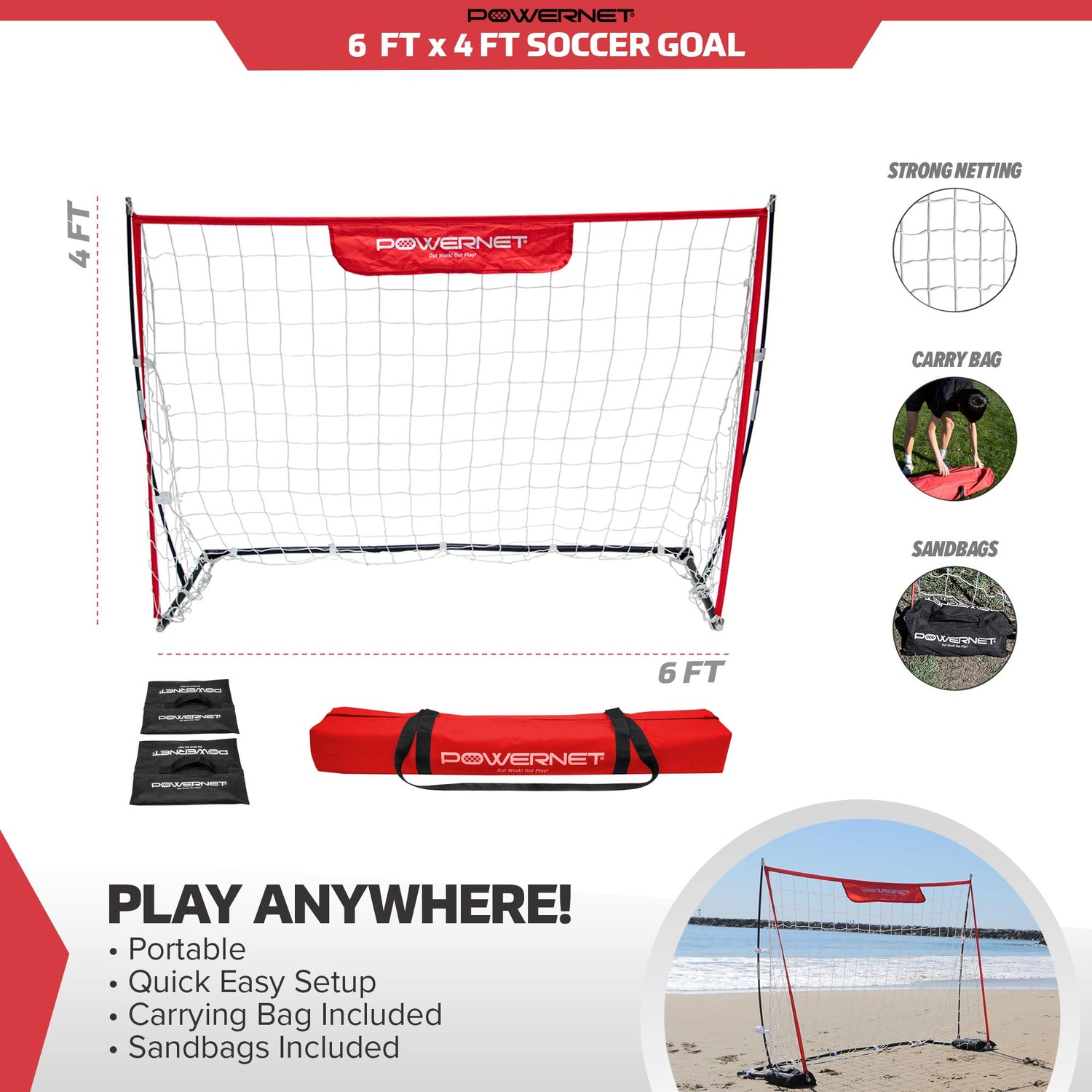 Soccer Goals, Soccer Nets, Portable Nets | TrainingNets – TrainingNets ...