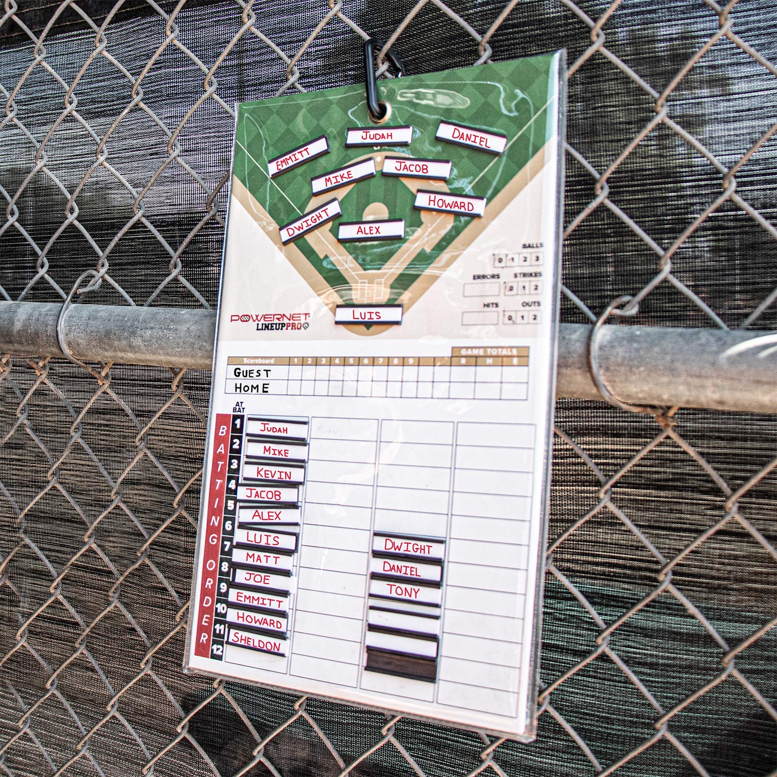 Magnetic Baseball Lineup Board