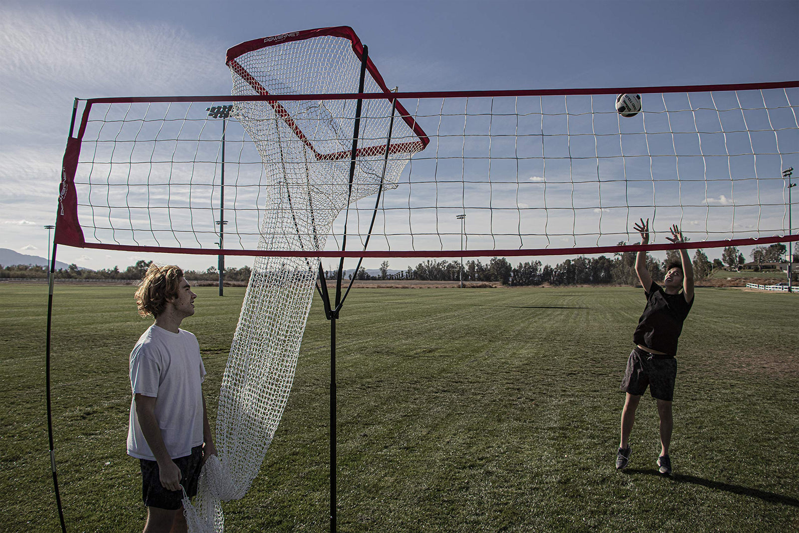 PowerNet Setting Volleyball Training Net, Portable Volleyball Training