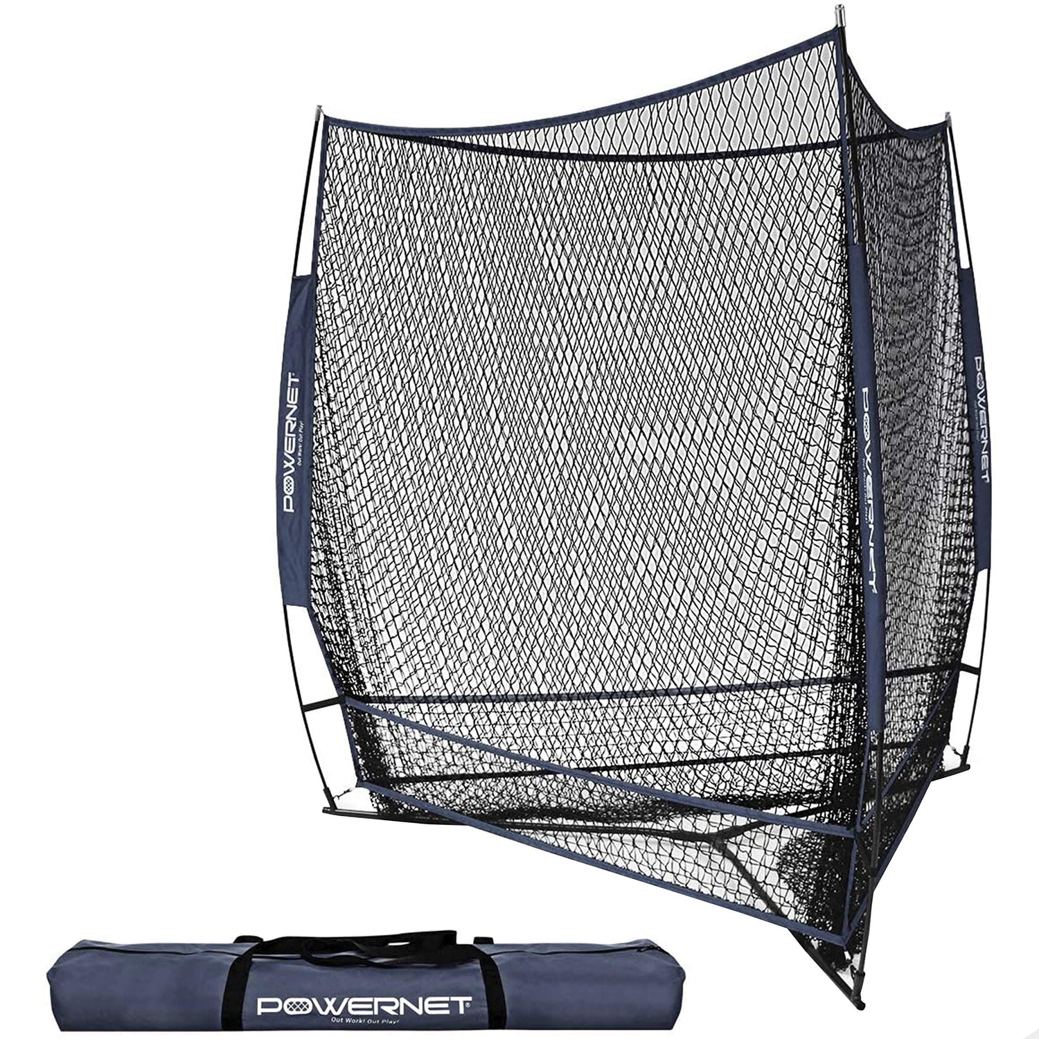 Triple Threat Net, 3 Way 7x7 Ft Baseball Training Net – TrainingNets by ...