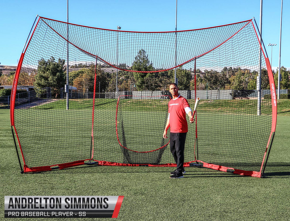 Portable Baseball Backstop | 16x9 Instant Diamond – TrainingNets by ...